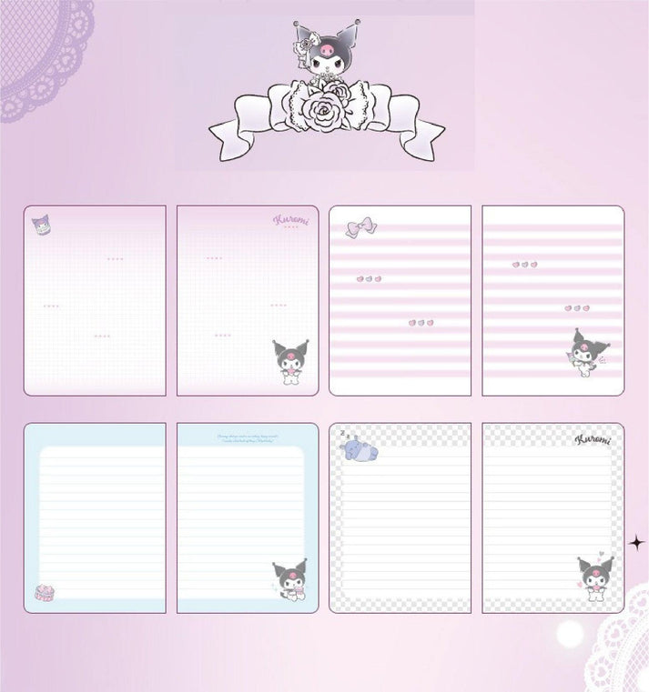 Kuromi Notebook with Magnetic Clasp Closure – In Kawaii Shop