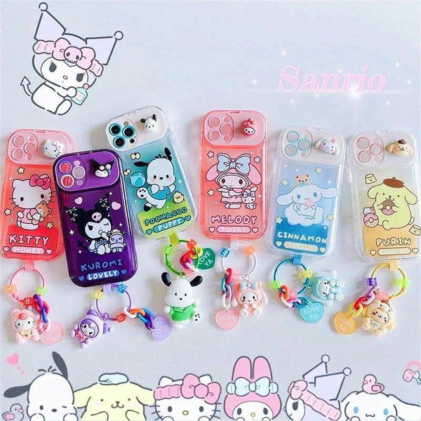 Sanrio Phone Case with Mirror & Dangle Charm – In Kawaii Shop