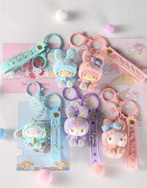 Sanrio PVC Flocked Keychain – In Kawaii Shop